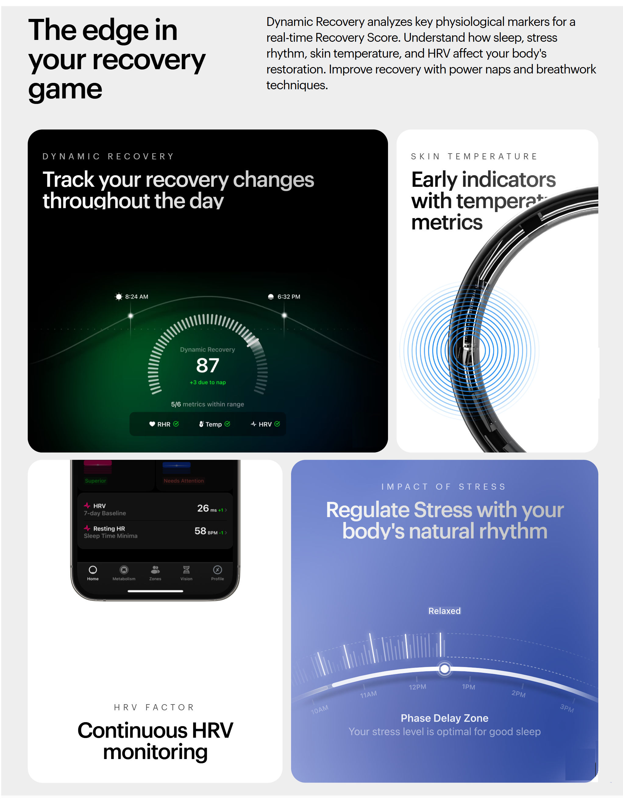 ULTRAHUMAN Ring AIR - Size 10 Brushed Rose Gold - Sleep and Fitness Tracker, Smart Ring for Men ...