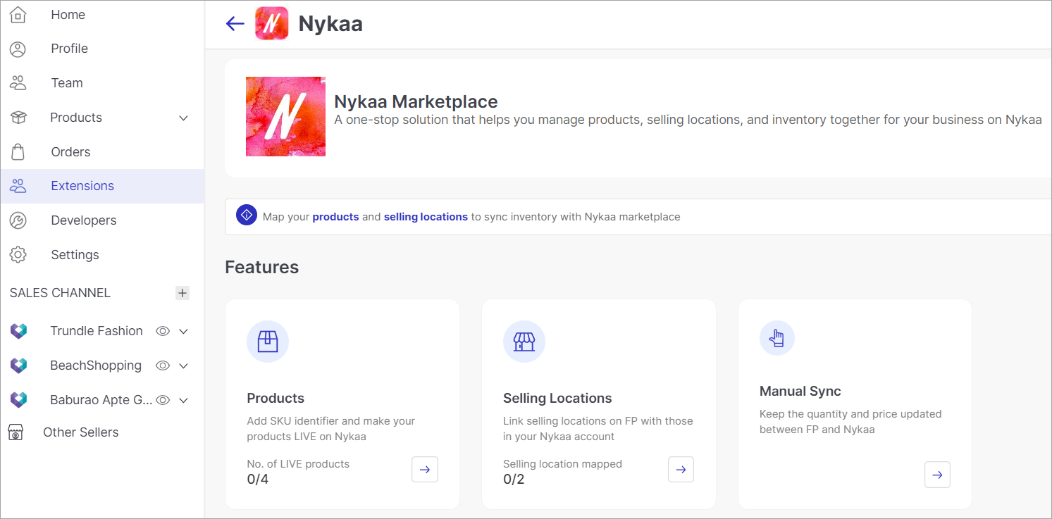 Scope of Integration | Fynd Platform