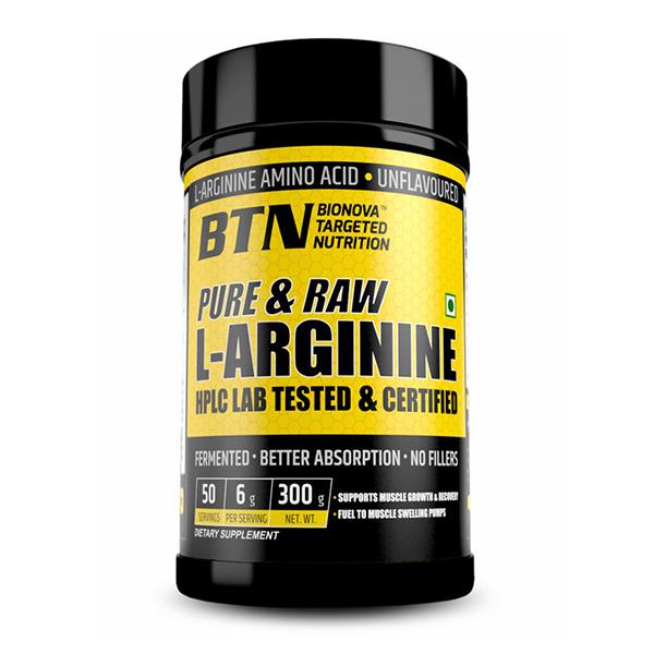 Buy BTN Pure & Raw L-Arginine Powder 300 gm Online at Discounted Price ...