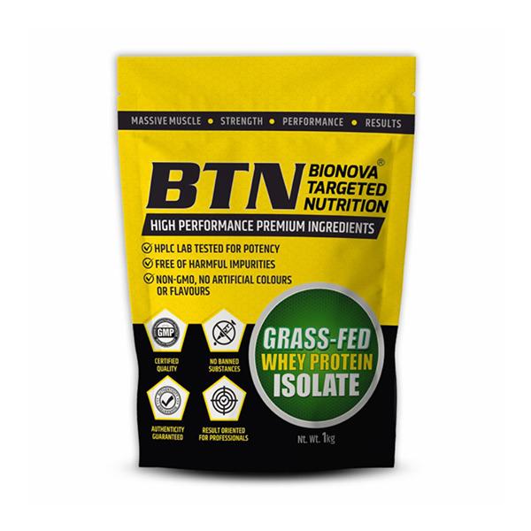 Buy BTN Grass-Fed Whey Protein Isolate Powder 1 kg Online at Discounted ...