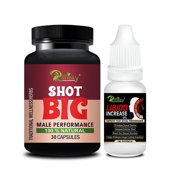 Riffway Shot Big Capsule 30's + Libido Increase Oil 15 ml