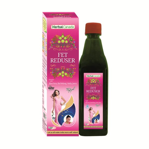 Herbal Canada Fet Reduser Juice 500 ml Online at Best Price - Ayurvedic ...