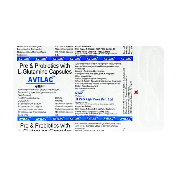 Buy AVILAC Capsule 10's Online at Upto 25% OFF | Netmeds