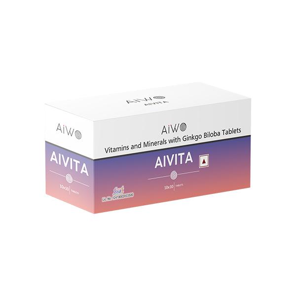Aiwo Aivita Vitamin and Minerals with Ginkgo Biloba Tablet 100's Online ...