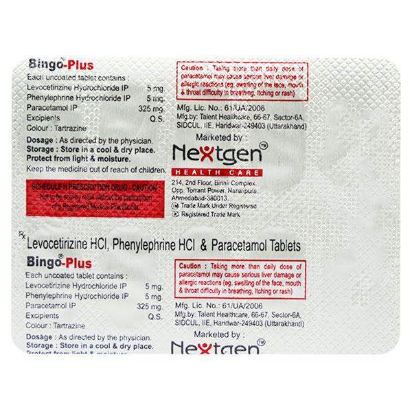 BINGO PLUS Tablet 10's