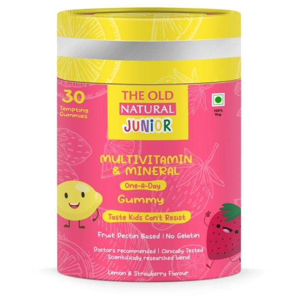 The Old Natural Junior Multivitamin & Mineral Fruit Pectin Based ...