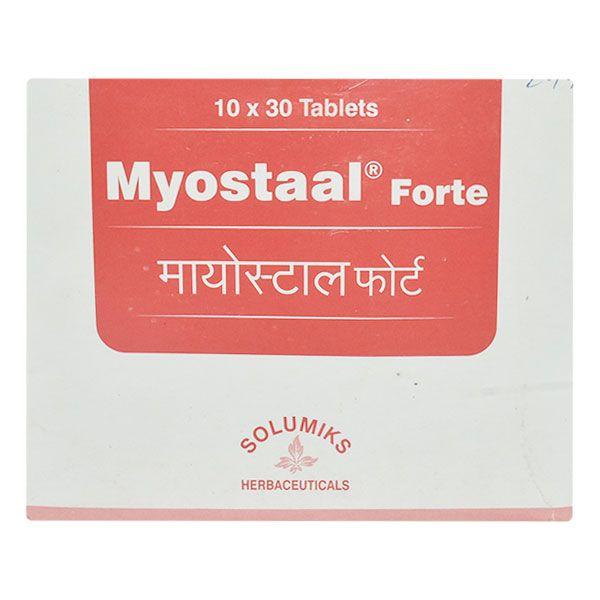 Solumiks Myostaal Forte Tablet (Pack of 10 x 30's) 1's