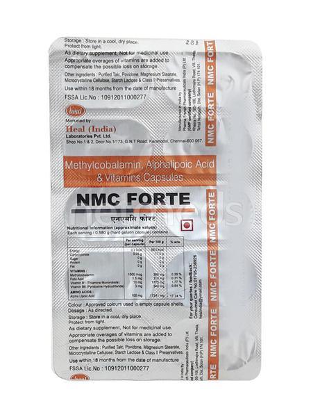Buy NMC Forte Capsule 10'S Online at Upto 25% OFF | Netmeds