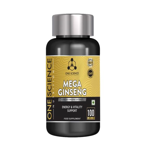 Buy One Science Nutrition Mega Ginseng Energy & Vitality Support ...