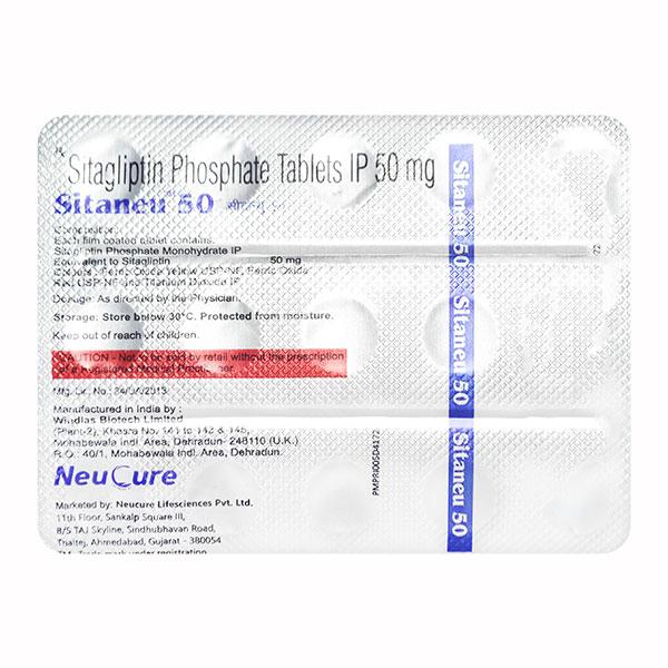 Buy SITANEU 50 Tablet 15's Online at Upto 25% OFF | Netmeds