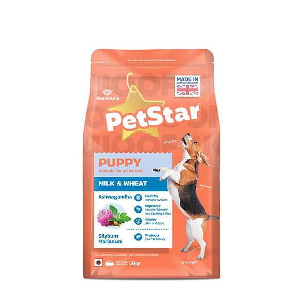 Pet Mankind Petstar Puppy Food-Milk and Wheat 3000 kg Online at Best ...