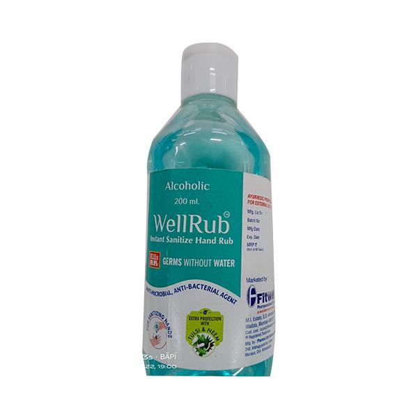 Wellrub Instant Hand Rub 200 ml