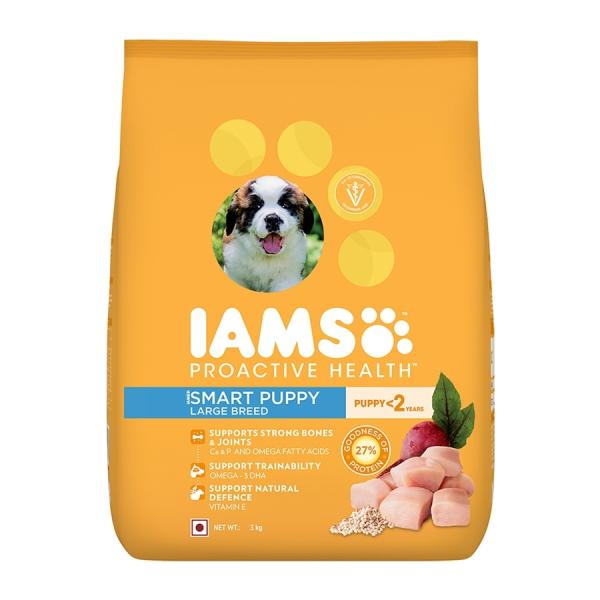 IAMS Proactive Health Smart Puppy Dog Food - Large Breed 3000 gm Online ...