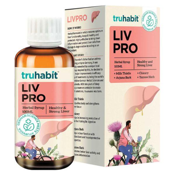Buy TruHabit Liv Pro Herbal Syrup 100 ml Online at Discounted Price ...