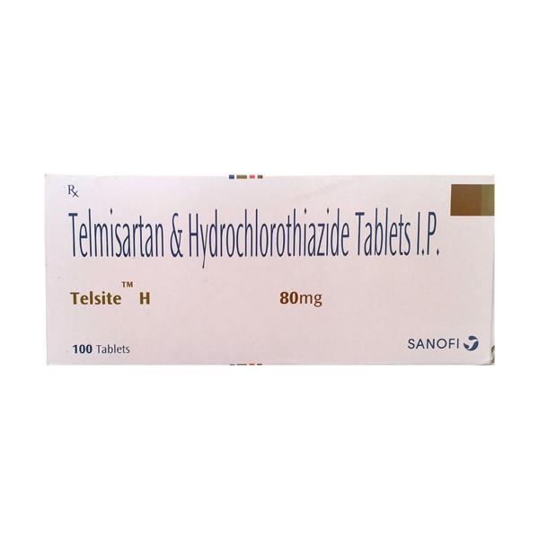 Telsite H 80mg Tablet 10'S : Price, Uses, Side Effects | Netmeds