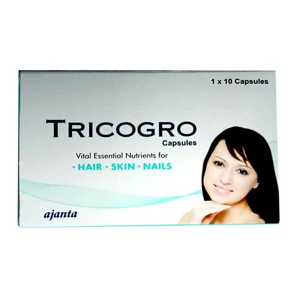 Tricogro Capsule 10'S : Uses, Side Effects, Price | Netmeds
