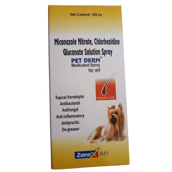 Buy Pet Derm Medicated Spray 100 ml Online at Discounted Price | Netmeds