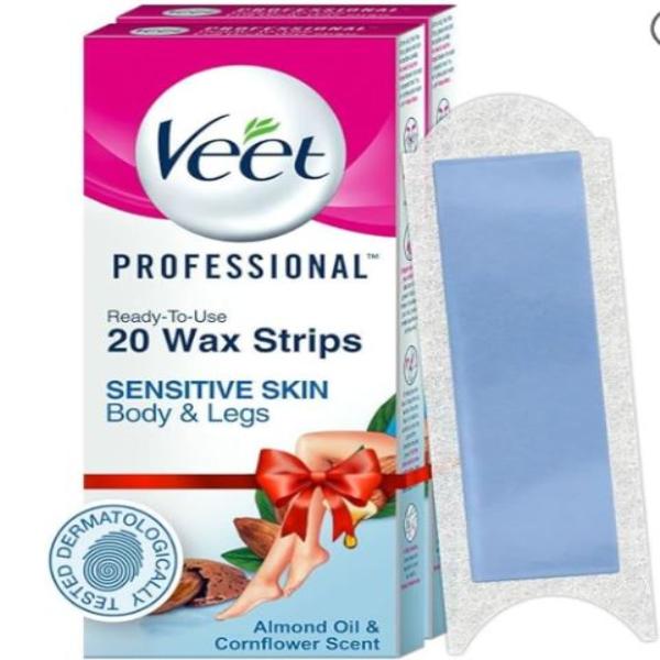 Veet Professional Half Body Wax Strips (Sensitive Skin) 20's with ...