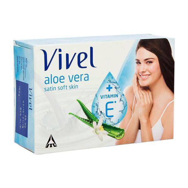 Buy Vivel Aloe Vera Satin Soft Skin Soap 100 gm Online at Discounted ...