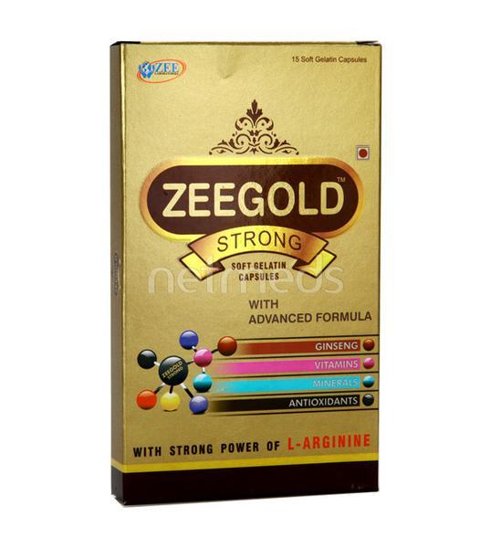 ZEE Gold Strong Capsule 15'S - Price, Uses, Side Effects | Netmeds