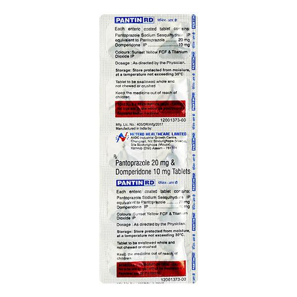 Buy Pantin RD Tablet 10'S Online at Upto 25% OFF | Netmeds