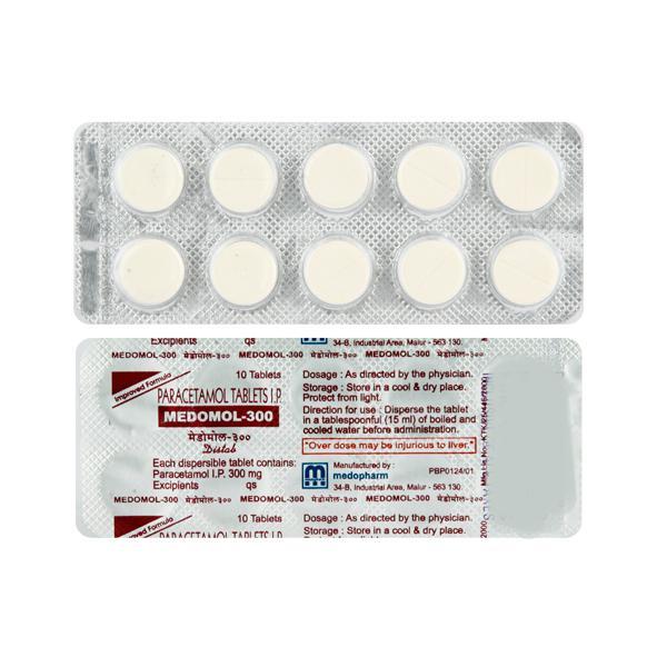 Medomol 300mg Tablet 10'S - Buy Medicines online at Best Price from ...