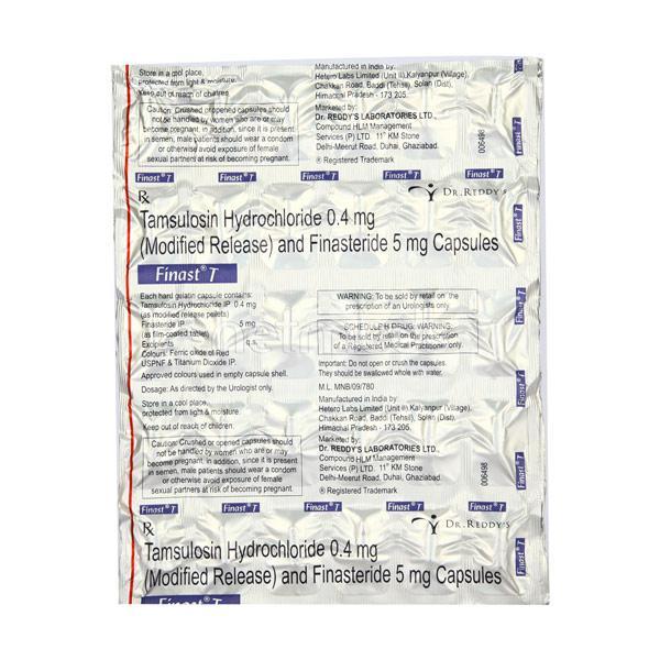 Buy Finast T Capsule 30'S Online at Upto 25% OFF | Netmeds