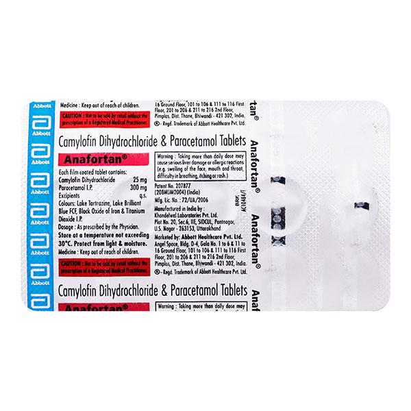 Anafortan Tablet 15'S - Price, Uses, Side Effects | Netmeds