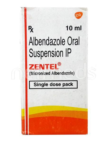 Zentel Syrup 10ml (N) : Uses, Side Effects, Price | Netmeds