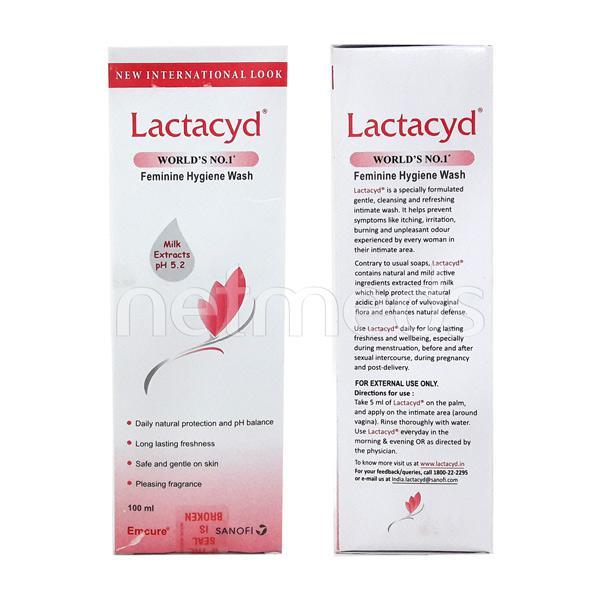 Lactacyd Hygiene Wash 100ml (N) : Uses, Side Effects, Price | Netmeds