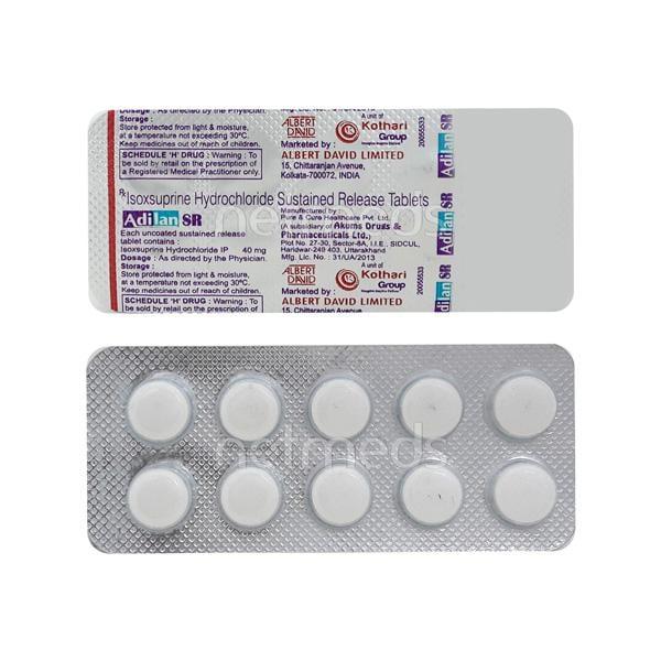 Buy Adilan SR Tablet 10'S Online at Upto 25% OFF | Netmeds