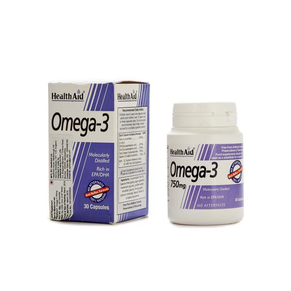 HealthAid Omega 3 750 mg Capsules 30's
