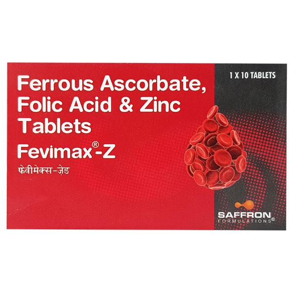 Fevimax Z Tablet 10'S