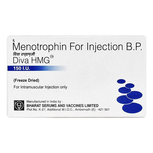 Diva Hmg 150IU Injection 1's