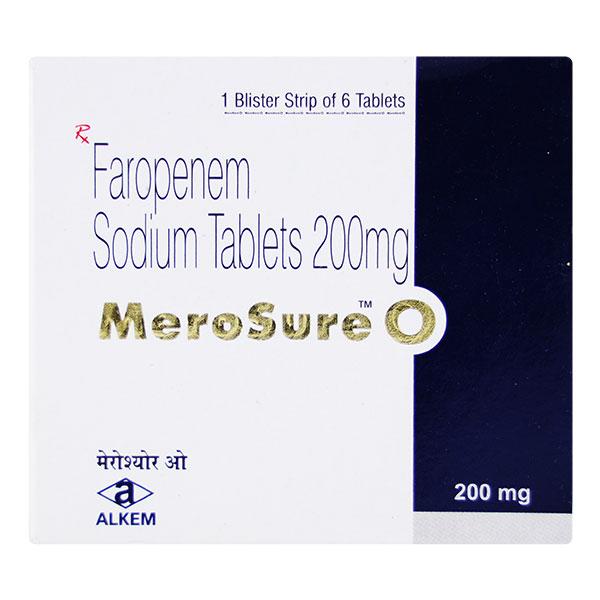 Merosure O 200mg Tablet 6'S - Price, Uses, Side Effects | Netmeds
