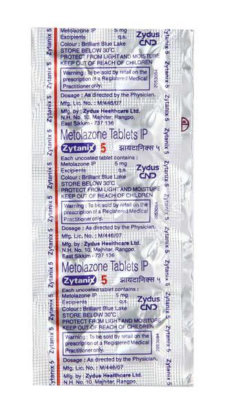 Zytanix 5mg Tablet 10'S - Price, Uses, Side Effects | Netmeds