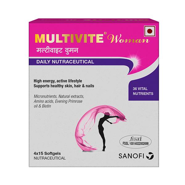 Multivite Woman Capsule 15'S (N) : Uses, Side Effects, Price | Netmeds
