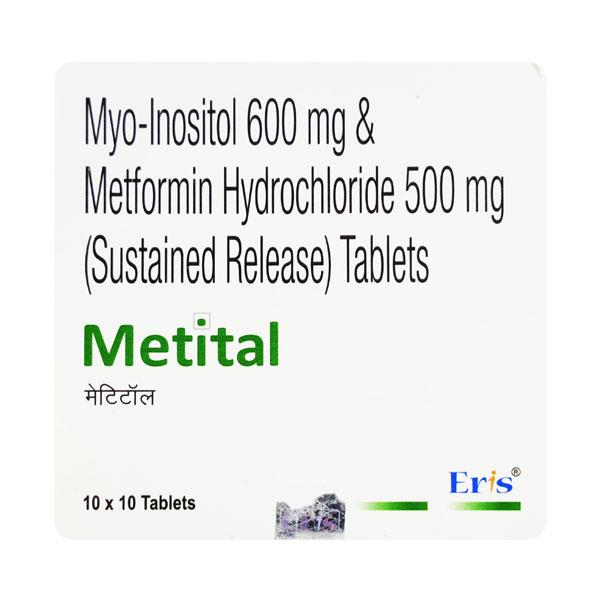 Metital Tablet 10'S - Buy Medicines online at Best Price from Netmeds.com
