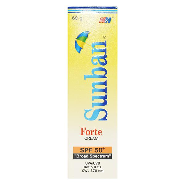 Sunban Forte SPF 50+ Cream 60gm : Price, Uses, Side Effects | Netmeds