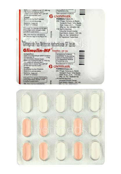 Glimulin 1Mf Tablet 15'S - Buy Medicines online at Best Price from ...