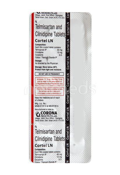 Cortel LN Tablet 10'S - Buy Medicines online at Best Price from Netmeds.com