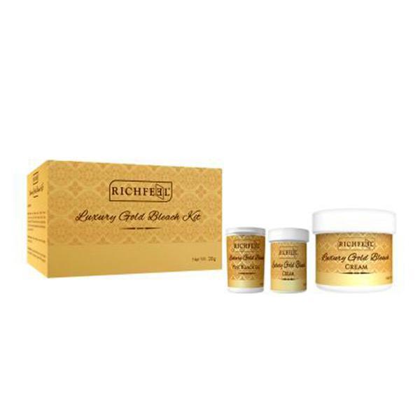Richfeel Luxury Gold Bleach Kit (Pack of 2 x 28 gm)
