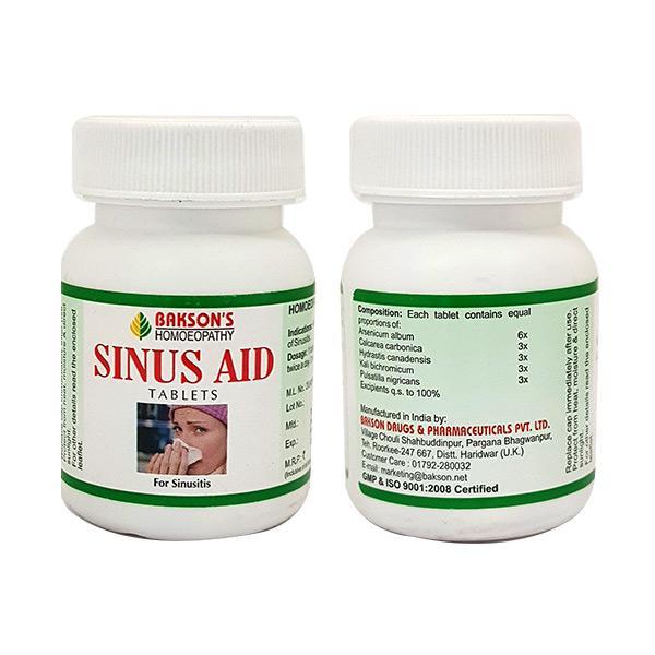 Bakson's Sinus Aid Tablet 75 gm online at best price-Homeopathy