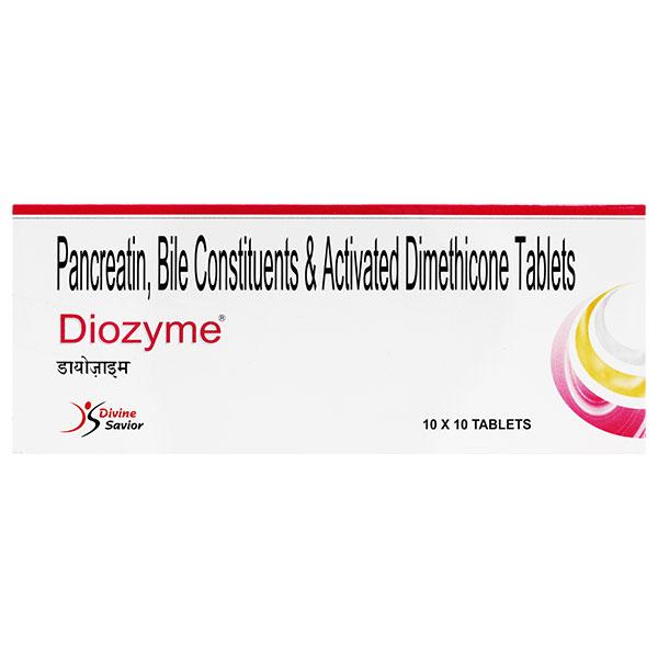 DIOZYME Tablet 10's : Price, Uses, Side Effects | Netmeds