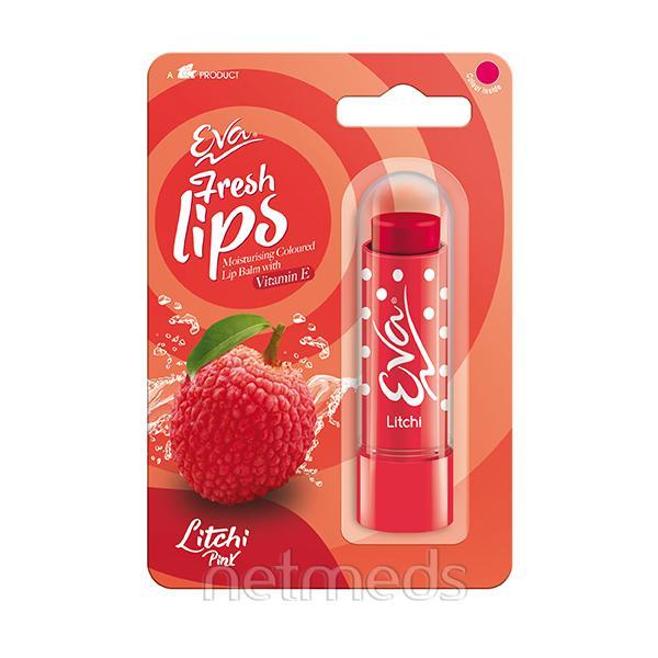 Eva Fresh lips Moisturizing Lip Balm - Litchi 4.5 gm online at best ...