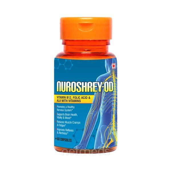 Shreys Nuroshrey-Od for Neurological Health (Methylcobalamin B12, Ala ...