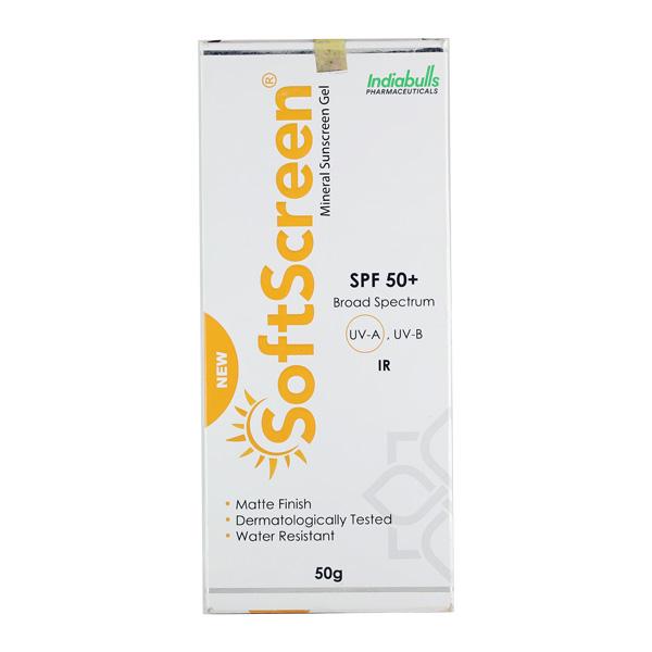SOFTSCREEN NEW SPF 50+ MINERAL SUNSCREEN Gel 50gm