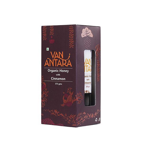 Vanantara Organic Honey with Cinnamon 375 gm