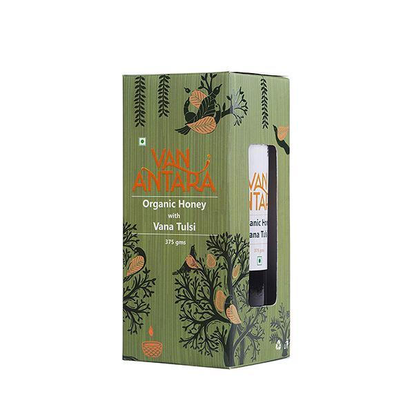 Vanantara Organic Honey with Vana Tulsi 375 gm