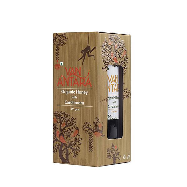 Vanantara Organic Honey with Cardamom 375 gm